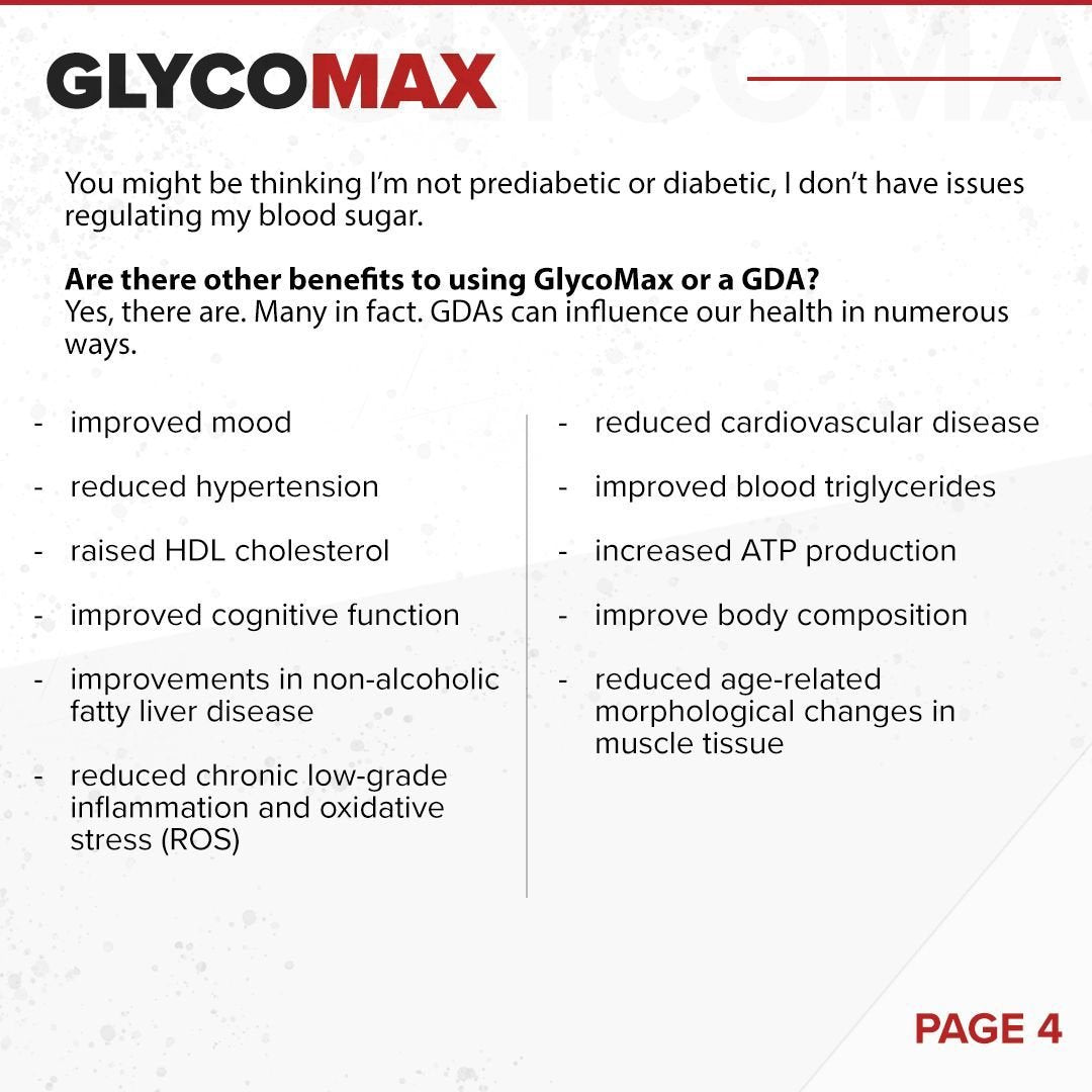 Strom Sports Nutrition GlycoMAX GDA Supplement