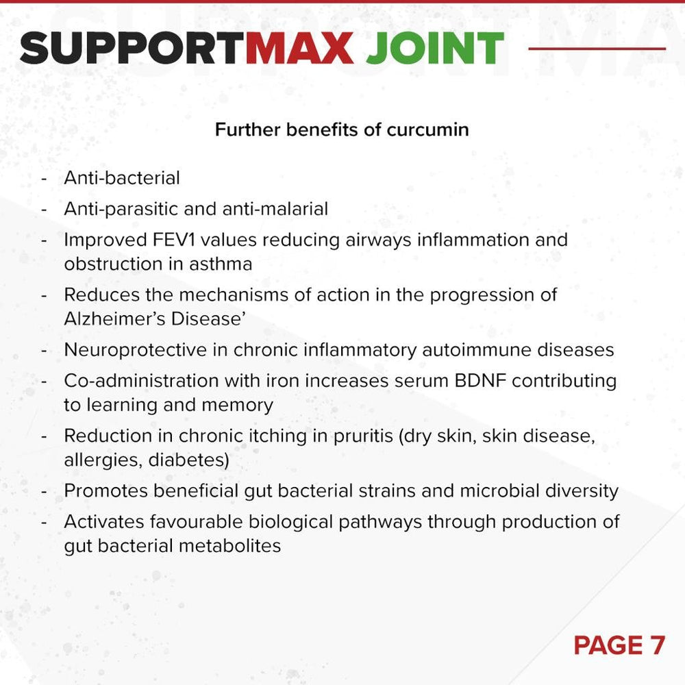 SupportMAX Joint Supplement with HydroCurc® by Strom Sports Nutrition